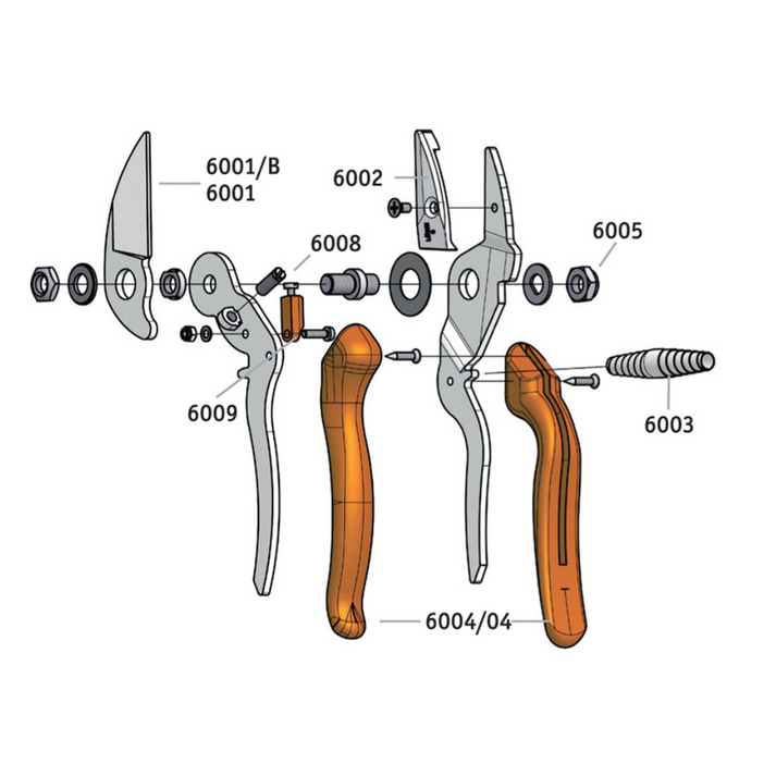 Spare Parts for LÖWE 6 (6.104) Ergonomic Anvil Pruner - Made in Germany ...