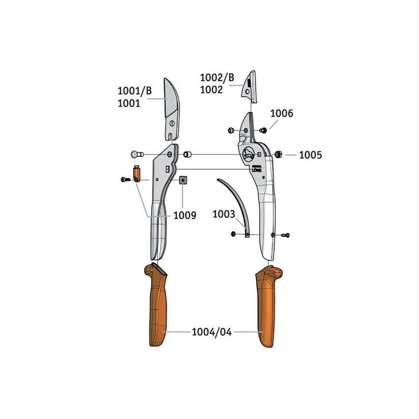 LÖWE No1 (1.104) Original Heavy-Duty Anvil Pruner - Made in Germany ...
