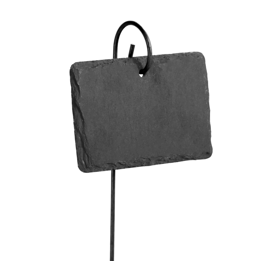 Slate Hanging Plant Labels with White Pencil Marker - Set of 2 ...