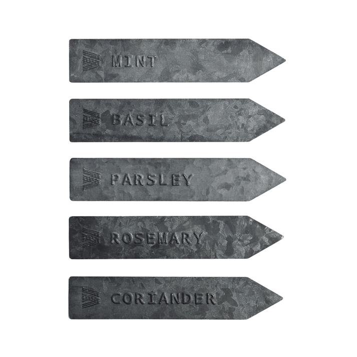 Wicka Pressed Tin Herb Stakes – Backyard Botanist