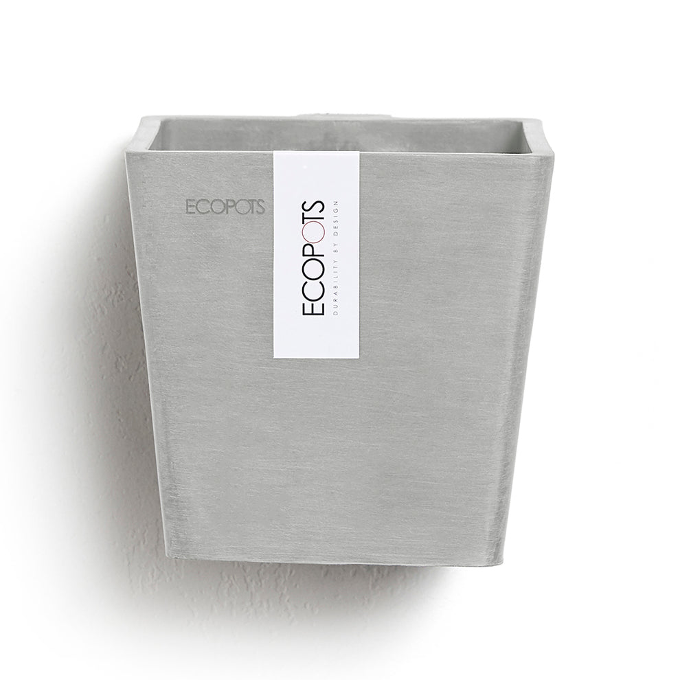 Ecopots Manhattan Wall Planters | Recycled Plastic Planters – Backyard ...